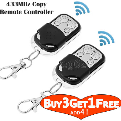 2X Universal Electric Cloning FOB Remote Control Key 433MHz For Gate ...