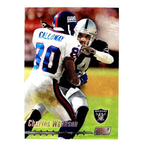 Charles Woodson 1999 Topps Stadium Club Chrome Card #27 NFL Oakland ...
