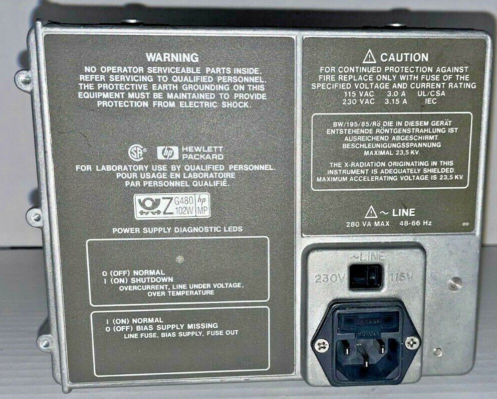 HP Agilent 08753-60015 Power Supply for 8753A & B | eBay