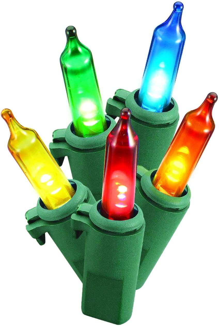 MAGNAVOX 100LT Multicolored LED Smooth Mini Lights [33 FT + End Connect ...