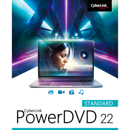 CyberLink PowerDVD 22 Standard ESD (Download) 64-Bit Windows 11/10/8.1 ...