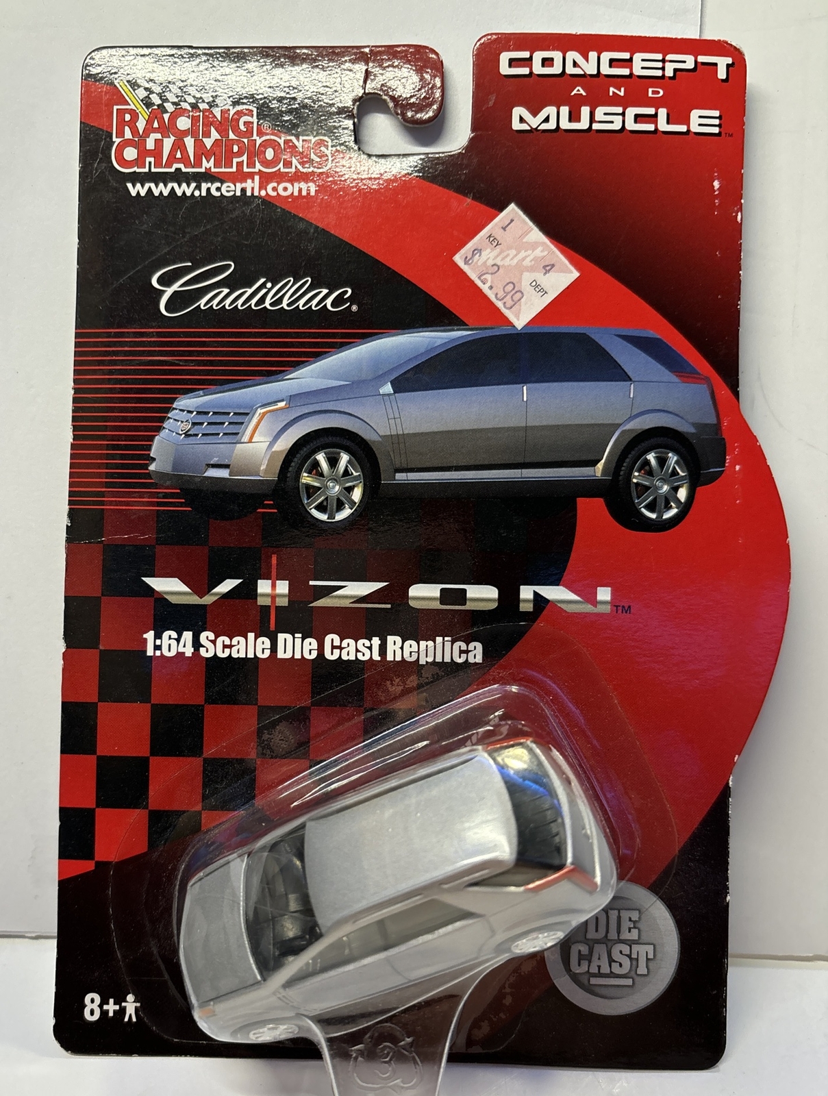 Racing Champions ERTL Cadillac Vizon Concept, Silver, 1:64, NIB | eBay