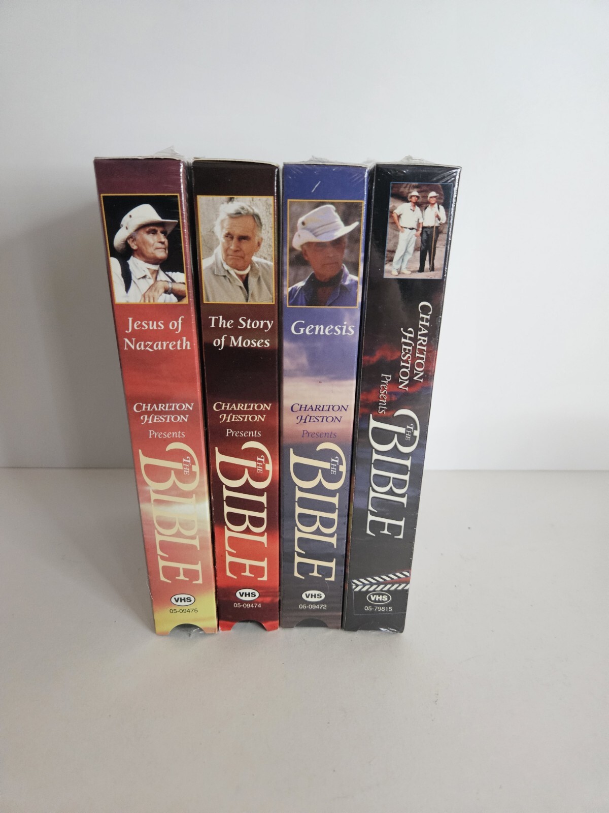 Lot of 4 The Bible VHS Tapes Carlton Heston 3 Of 4 Sealed | eBay