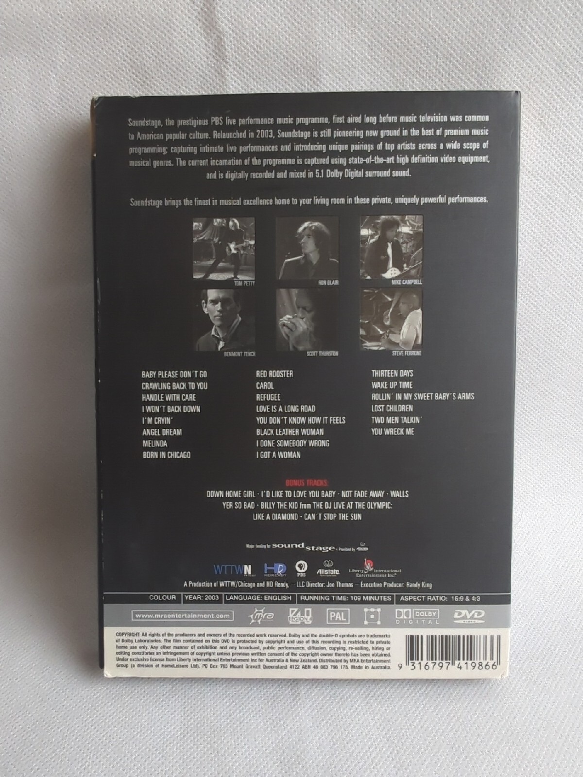 Tom Petty & The Heartbreakers - Sound Stage (DVD, 2003) Region 4 | VGC ...