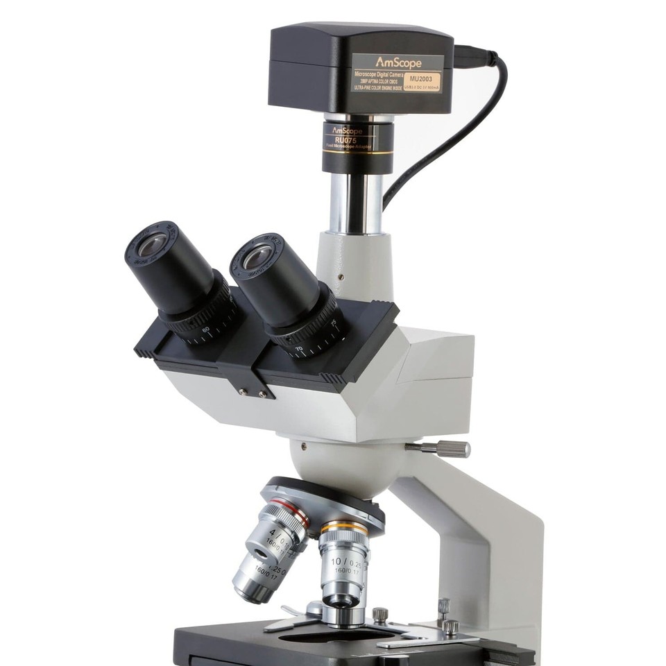 AmScope MU Series 20.0MP USB 3.0 Color CMOS C-Mount Microscope Camera ...