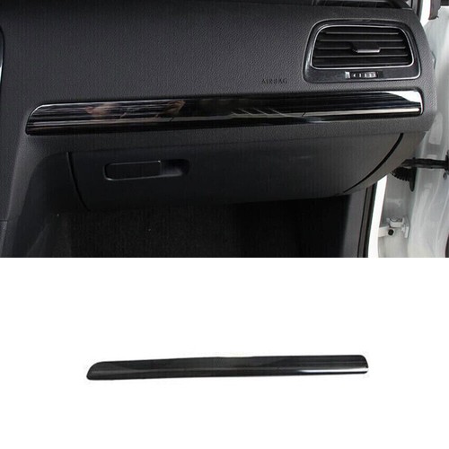 For VW Golf MK7 MK7.5 2014-2019 Black Steel Co-Pilot Dashboard Strip ...