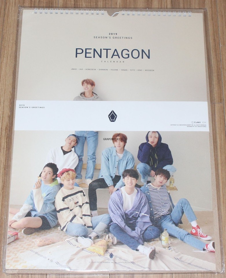PENTAGON 2019 SEASON'S GREETINGS WALL CALENDAR SEALED | eBay