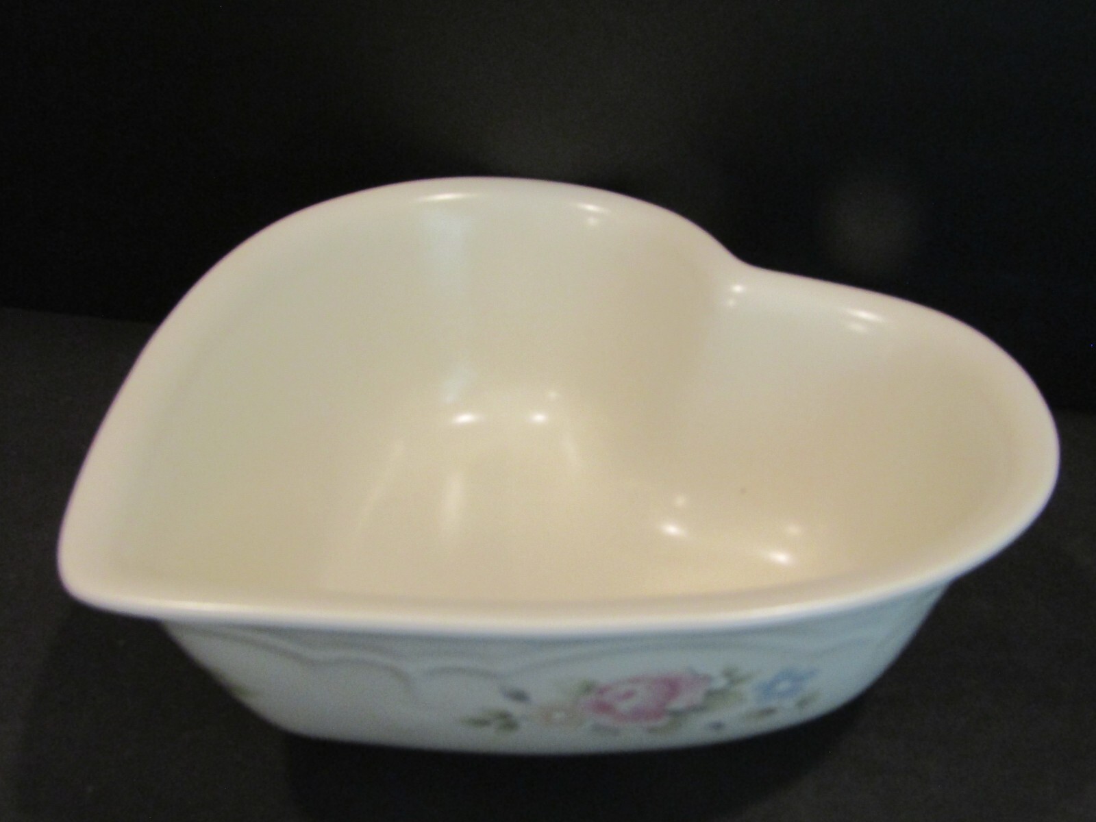 Pfaltzgraff Tea Rose Pattern Heart Shaped Serving Bowl Made in the USA ...
