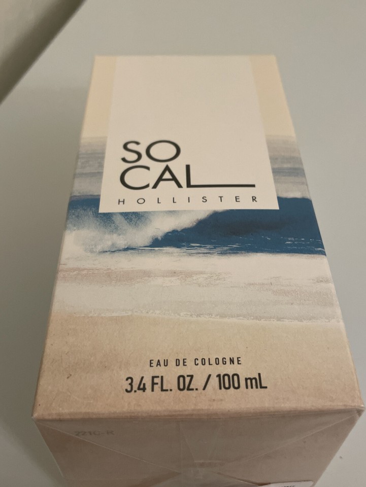 HOLLISTER SOCAL SO CAL COLOGNE 3.4 Oz Men Perfume Spray Eau De Parfum ...