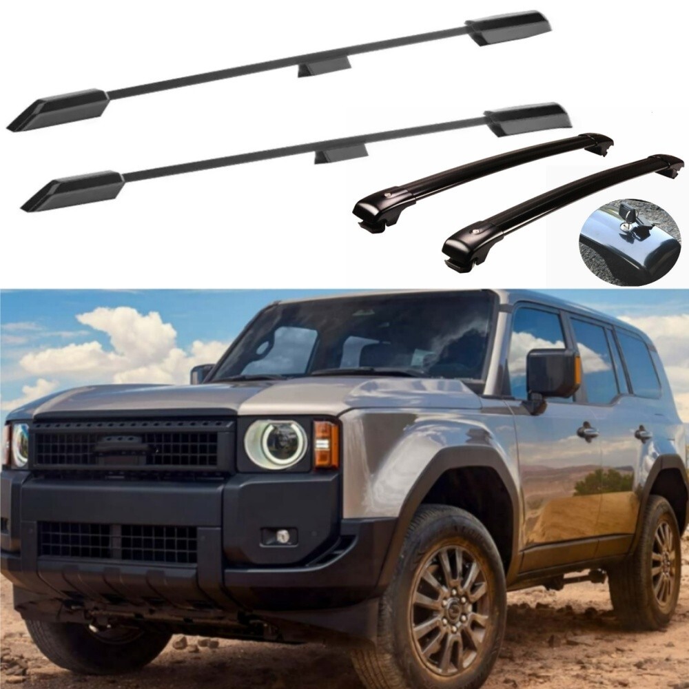 4PCS Roof Rails Side Rails Fits For Land Cruiser LC250 2024 2025 Cargo ...