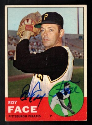 1963 Topps Roy Face Card #409 Autograph Signed Pirates | eBay