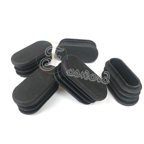 Oval Oblong Plastic Furniture Tubes End Caps Bungs Blanking Inserts ...