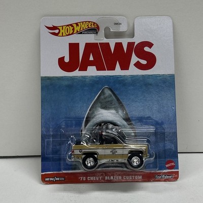 Hot Wheels Jaws 1975 Chevy Blazer Real Riders 1:64 Movie Car Chief ...