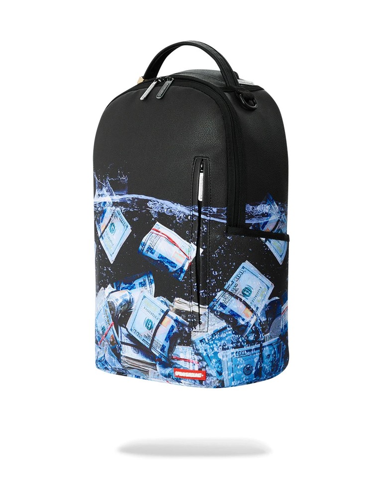 Sprayground Sea Money Bands DLXSV Backpack🔥New Black Bookbag Large ...