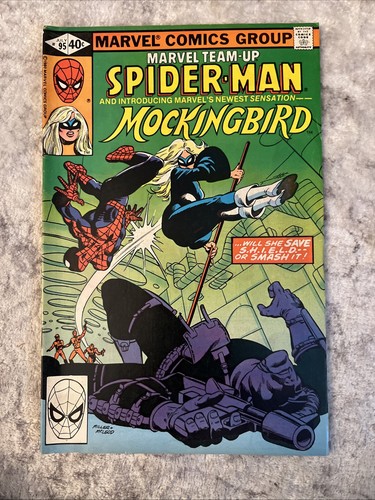 Marvel Team Up #95 Spider-Man & Mockingbird 1st Appearance! 1980 Marvel ...