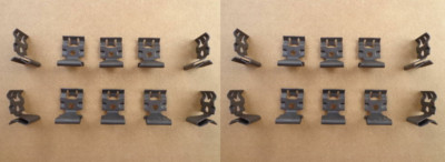 20 VINTAGE WINDOW MOLDING CLIPS! FITS: '55-64 GM CARS BEL AIR NOVA ...