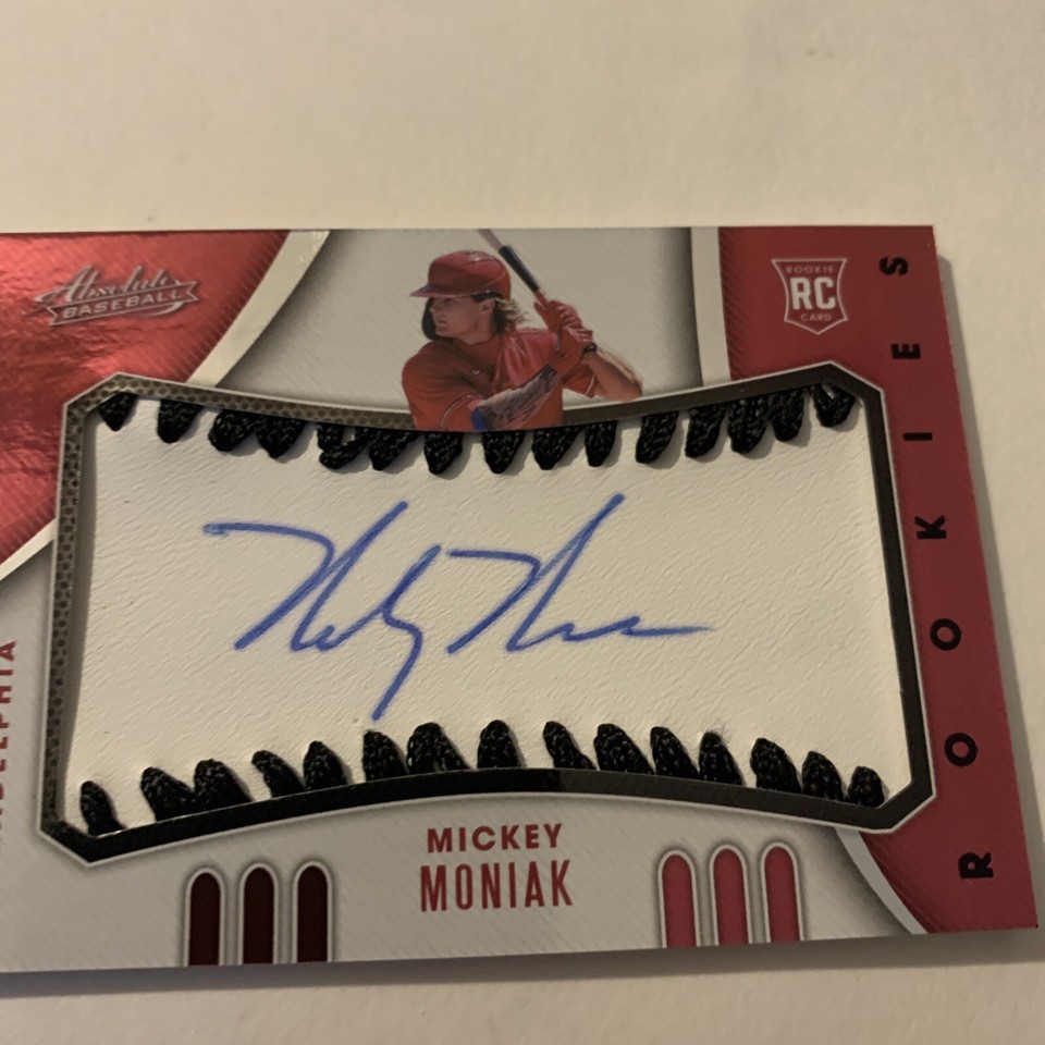 2021 Absolute Baseball Rookies Auto(Mickey Moniak)#135 Rookie Auto RC ...