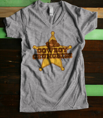 Cowboy Crunchies Women's Fitted V Neck | eBay