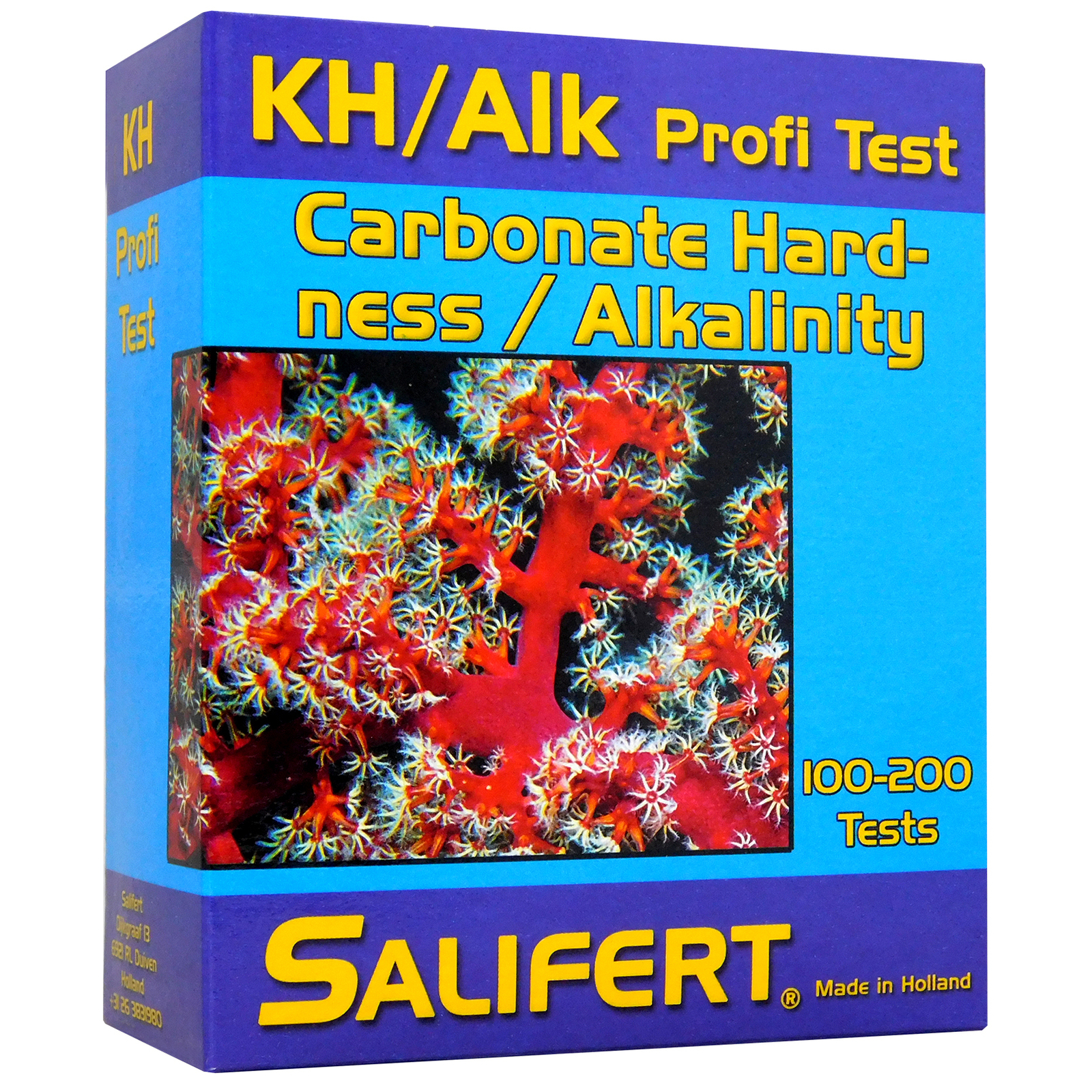 SALIFERT CARBONATE HARDNESS / ALKALINITY KH PROFI TEST KIT AQUARIUM ...