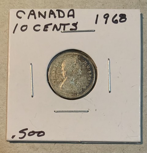 Canada 1968 10 cents Elizabeth II Canadian Silver Dime | eBay