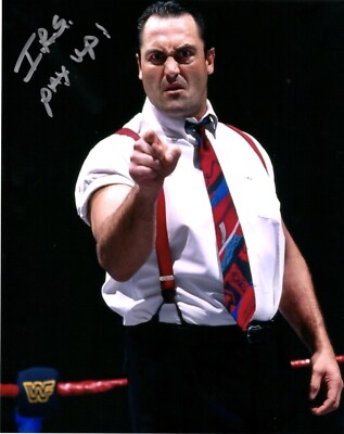 IRS Irwin R Schyster Signed 8x10 Wrestling Photo Wrestler Mike Rotunda ...