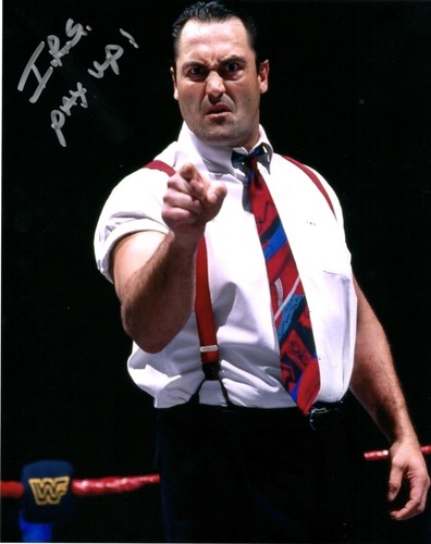 IRS Irwin R Schyster Signed 8x10 Wrestling Photo Wrestler Mike Rotunda ...