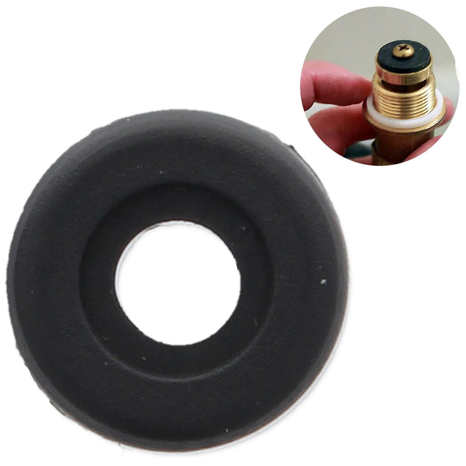RUBBER TAP WASHERS X100 15mm Delta Sink Bath Plumbing Drip Leak Repair ...