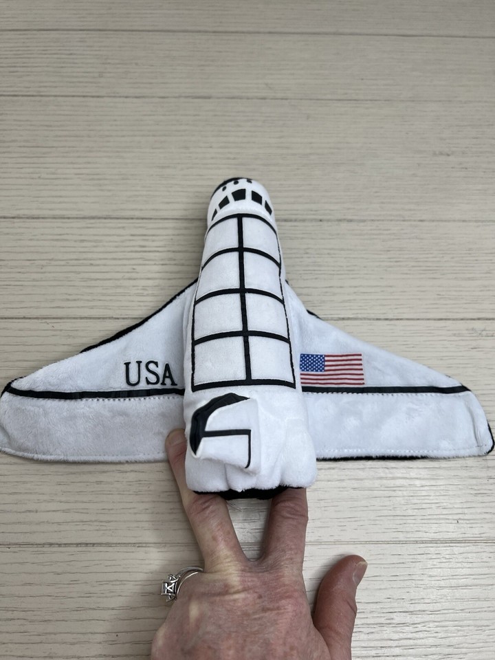 Wild Republic “ Space Shuttle USA” Wrist Hugger Plush Slap Bracelet 8 ...