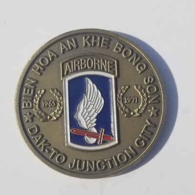 173rd AIRBORNE SKY WARRIORS 3 STAR Serial No. VP 2007 - CHALLENGE COIN ...