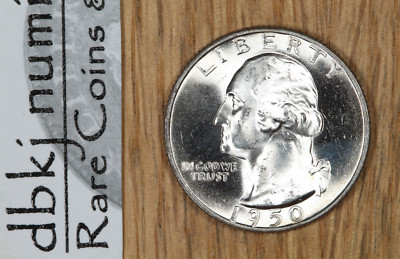 1950 S Washington Quarter Silver 25¢ - BU - Brilliant Uncirculated | eBay