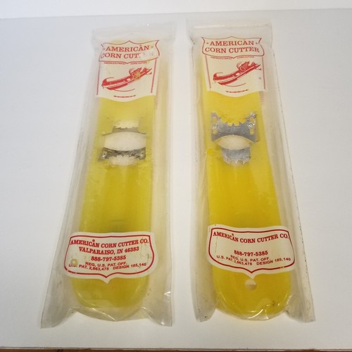 American Corn Cutter Co Corn Husker Made In USA Set Of 2 Vtg | eBay