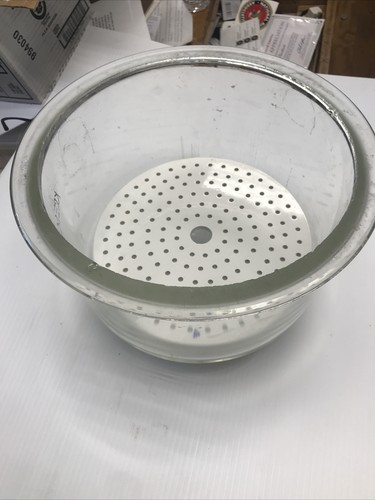 Pyrex 3 Lab Glass Desiccator 10” & Coors Tek Perforated Plate 60456 ...
