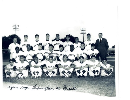 1965 LEXINGTON GIANTS 8X10 TEAM PHOTO BASEBALL BOBBY BONDS | eBay