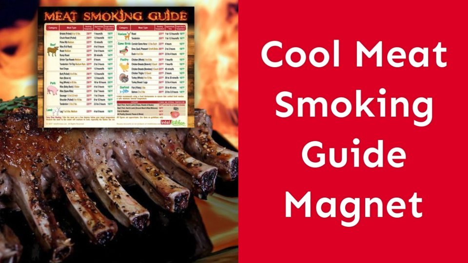 BBQ Gift : Meat Smoking Guide Has 35 Meat Types with Smoking Time ...