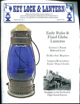 KEY, LOCK & LANTERN #183 collectors magazine | eBay