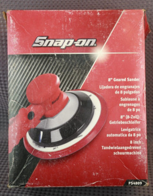 Snap-on™ PS4809 8" Low Vibration Geared Sander w Adjustable Grip | eBay