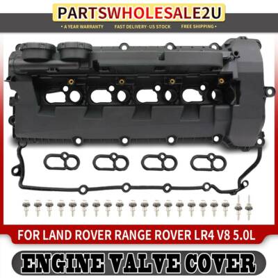 Right Engine Valve Cover w/Gasket for Land Rover Range Rover Sport 5.0L ...