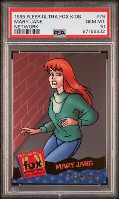 1995 Fleer Fox Kids Network #79 Mary Jane PSA 10 - POP 1 | eBay