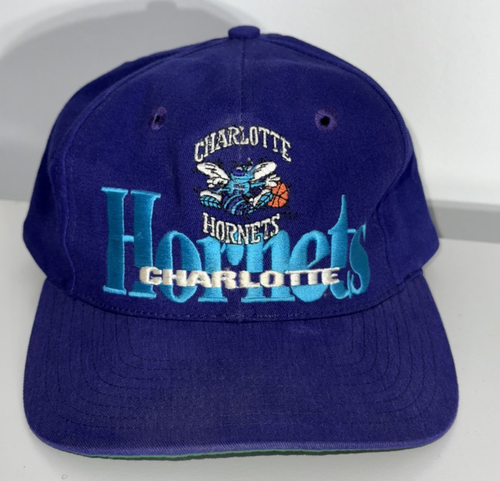 Vintage The Game Charlotte Hornets Block Cap Snapback Limited Ed 3832 ...