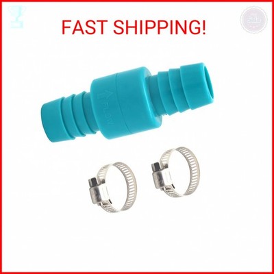 3/4 inch Check Valve, Marine Boat Bilge Pump Hose in-line one way, Non ...