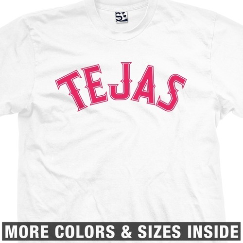 Tejas Ranger Shirt | Baseball Style Font Letters TX Texas Unisex | eBay
