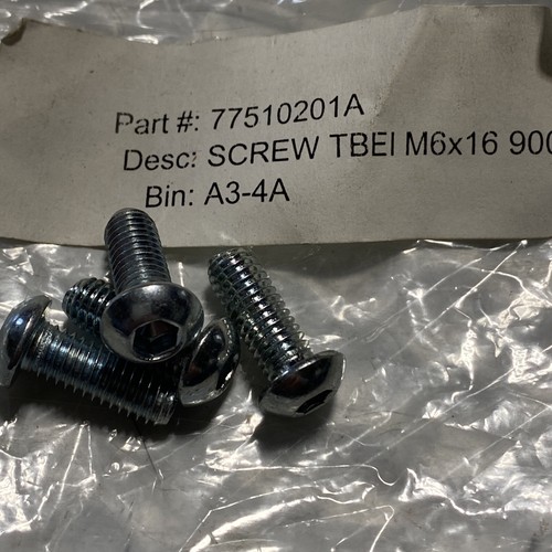 Ducati 77510201A Screw TBEI M6x16 900 NOS OEM Discontinued X 4 | eBay