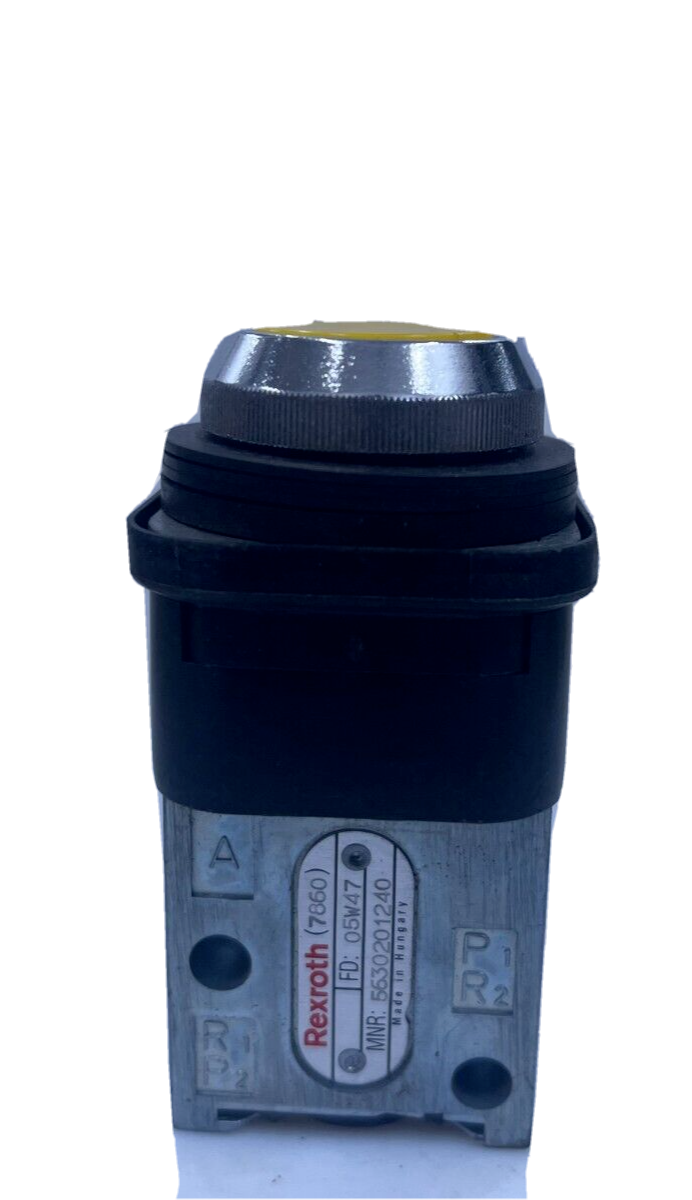 Rexroth 5630201240 3/2 Way Valve With Yellow Push Button for sale ...