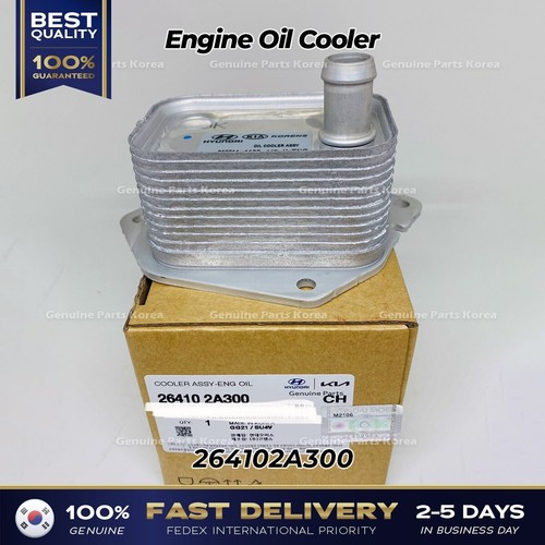 ⭐Genuine⭐ Engine Oil Cooler 264102A300 for Hyundai Accent Kia Soul ...