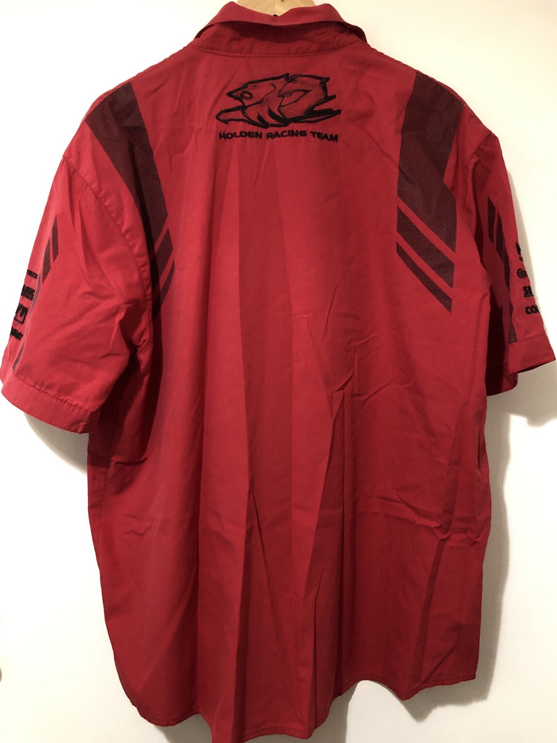 Holden Racing Team Button Up Shirt Short Sleeve Mens XL HRT HSV Mobil 1 ...