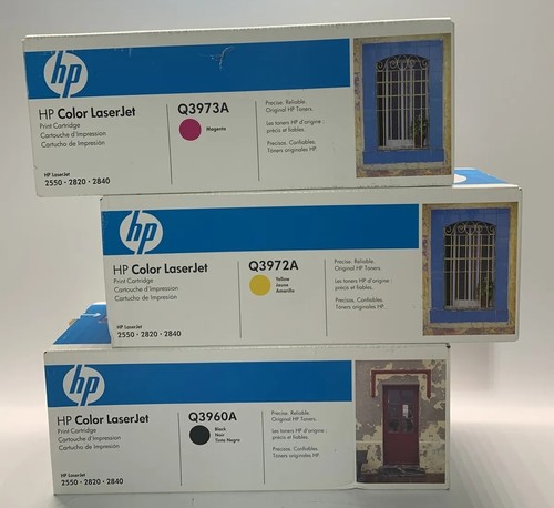 *3 LOT* NEW OEM SEALED HP Color LaserJet Q3973A/Q3972A /Q3960A ...
