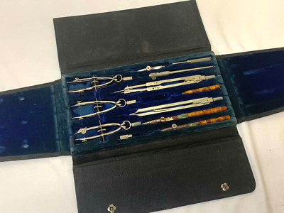 Vintage Staedtler Noris Drafting Set Compass w/Case | eBay