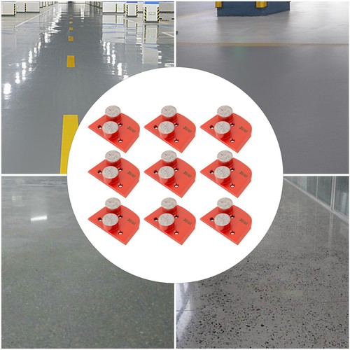 9x Grinder Wheel Grit 30/40 Concrete Floor Grinder Diamond Grinding ...