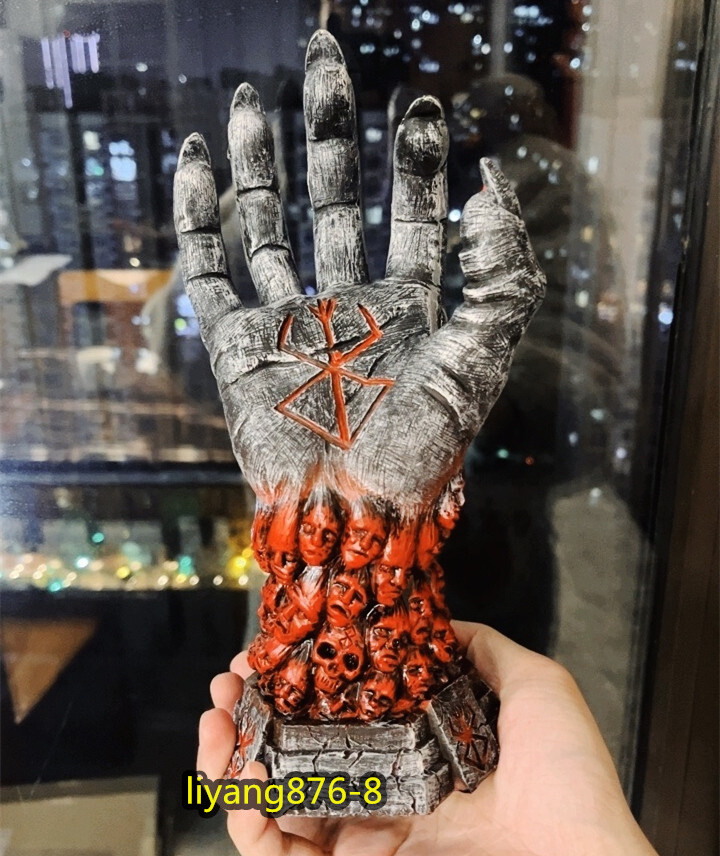 Anime Berserk Hand of God Resin Figure Model Gut Egg Of King Behelit ...