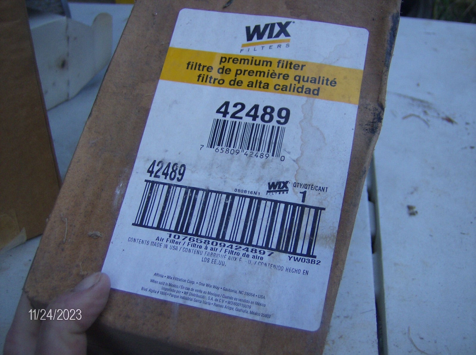 WIX 42489 AIR FILTER | eBay